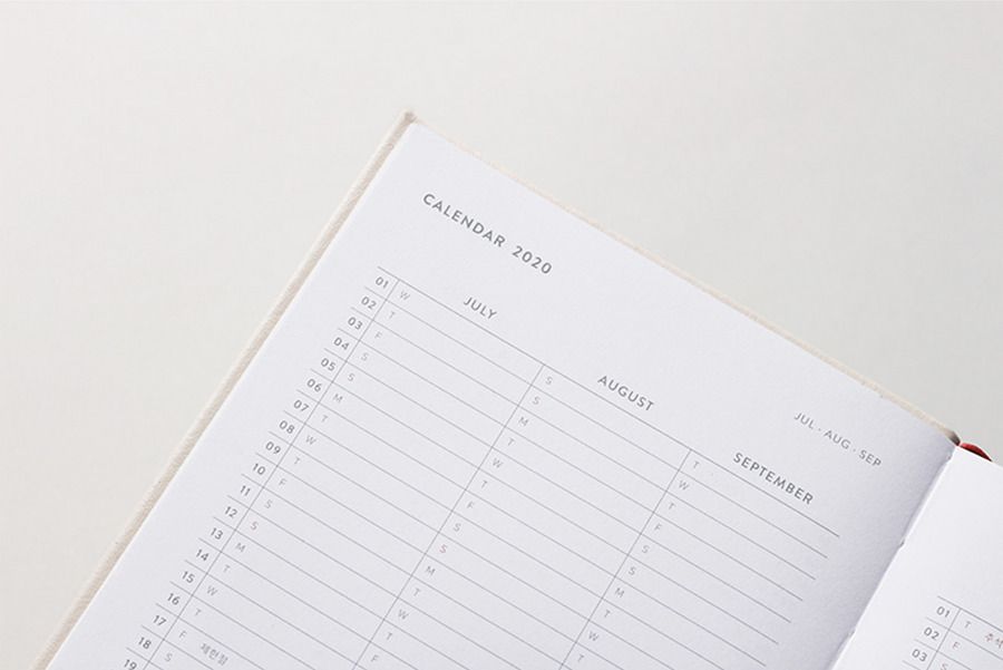 MochiThings: 2020 Small Handmade Weekly Planner