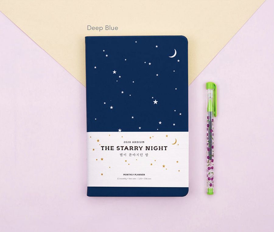 MochiThings: 2020 The Starry Night Monthly Planner