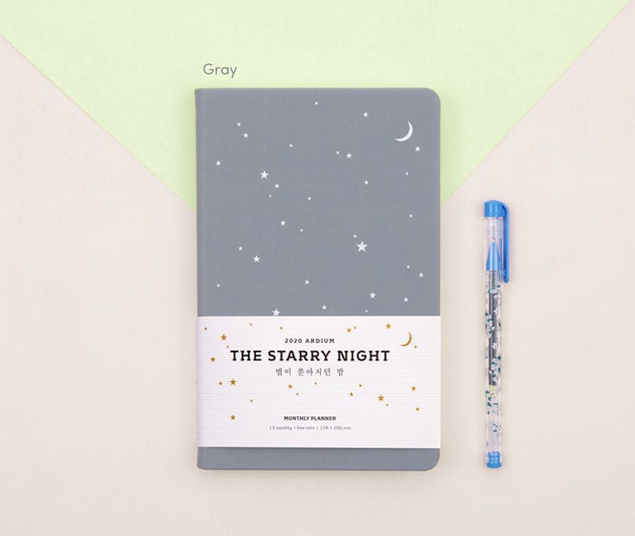 MochiThings: 2020 The Starry Night Monthly Planner