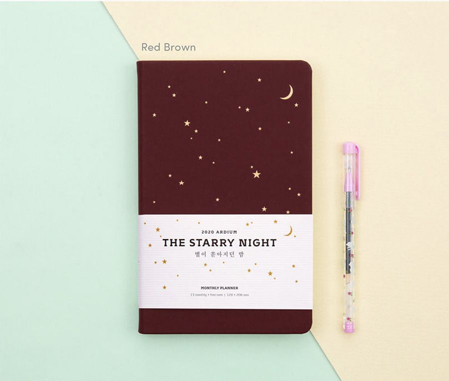 MochiThings: 2020 The Starry Night Monthly Planner