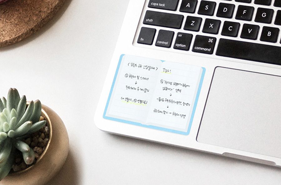 MochiThings: Foldable Book Sticky Note