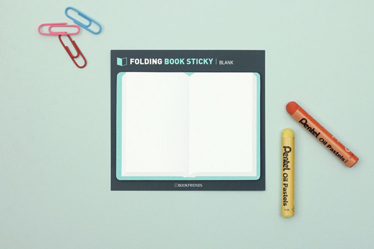 MochiThings: Foldable Book Sticky Note