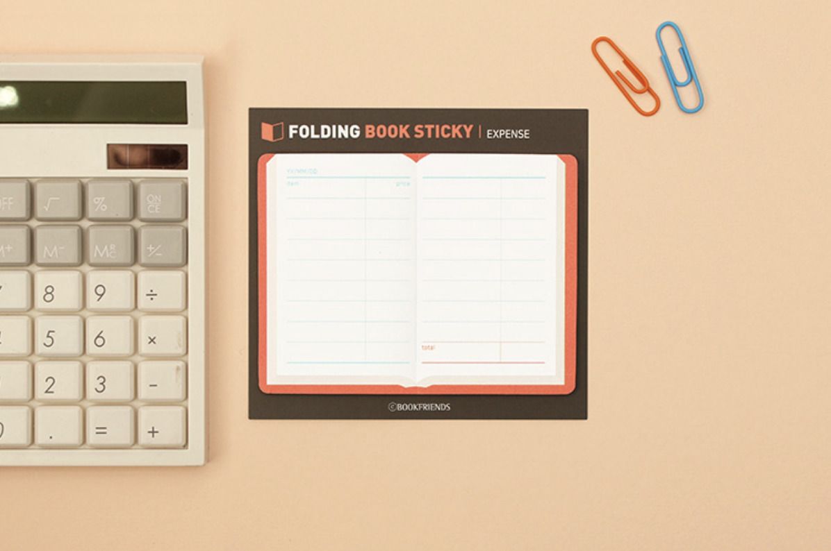 MochiThings: Foldable Book Sticky Note