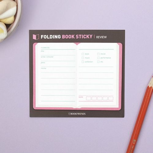 MochiThings: Foldable Book Sticky Note