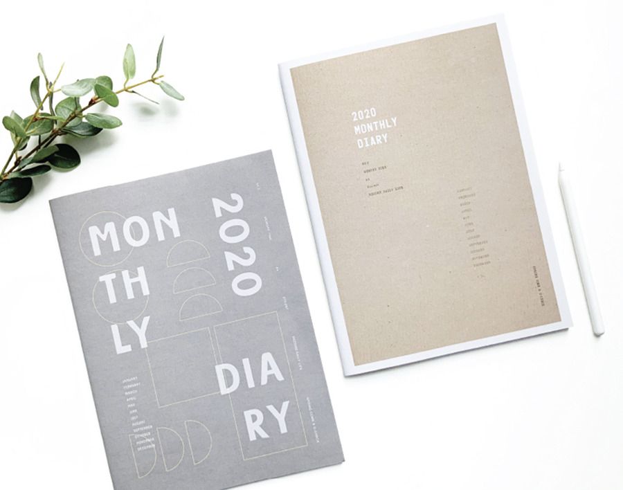 MochiThings: 2020 A4 Monthly Diary Planner