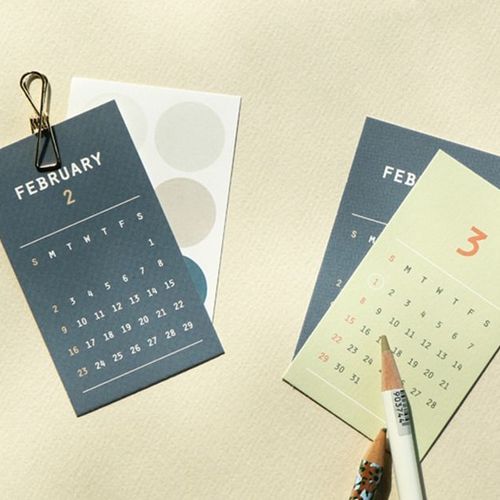MochiThings: 2020 Your Record Card Calendar