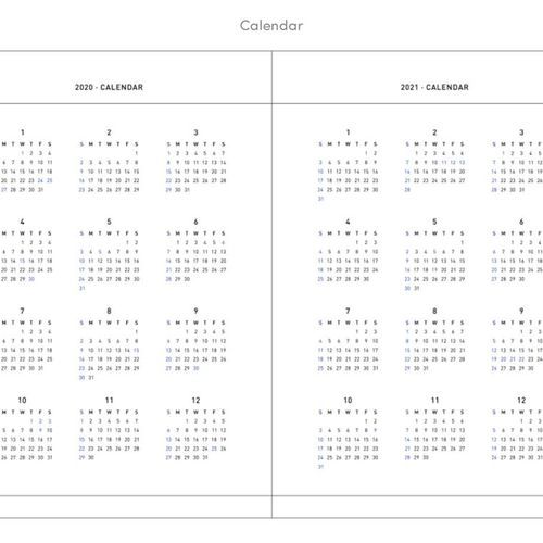 MochiThings: 2020 Live Together Planner