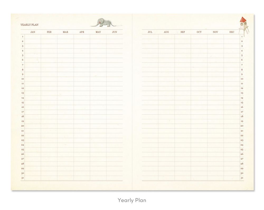 MochiThings: Prince Story Classic Hardcover Daily Planner