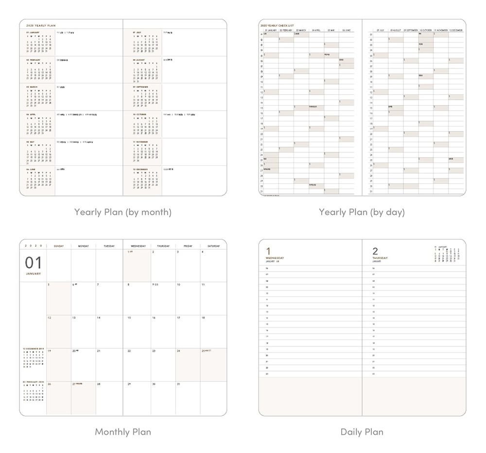 MochiThings: 2020 Small Daily Journal