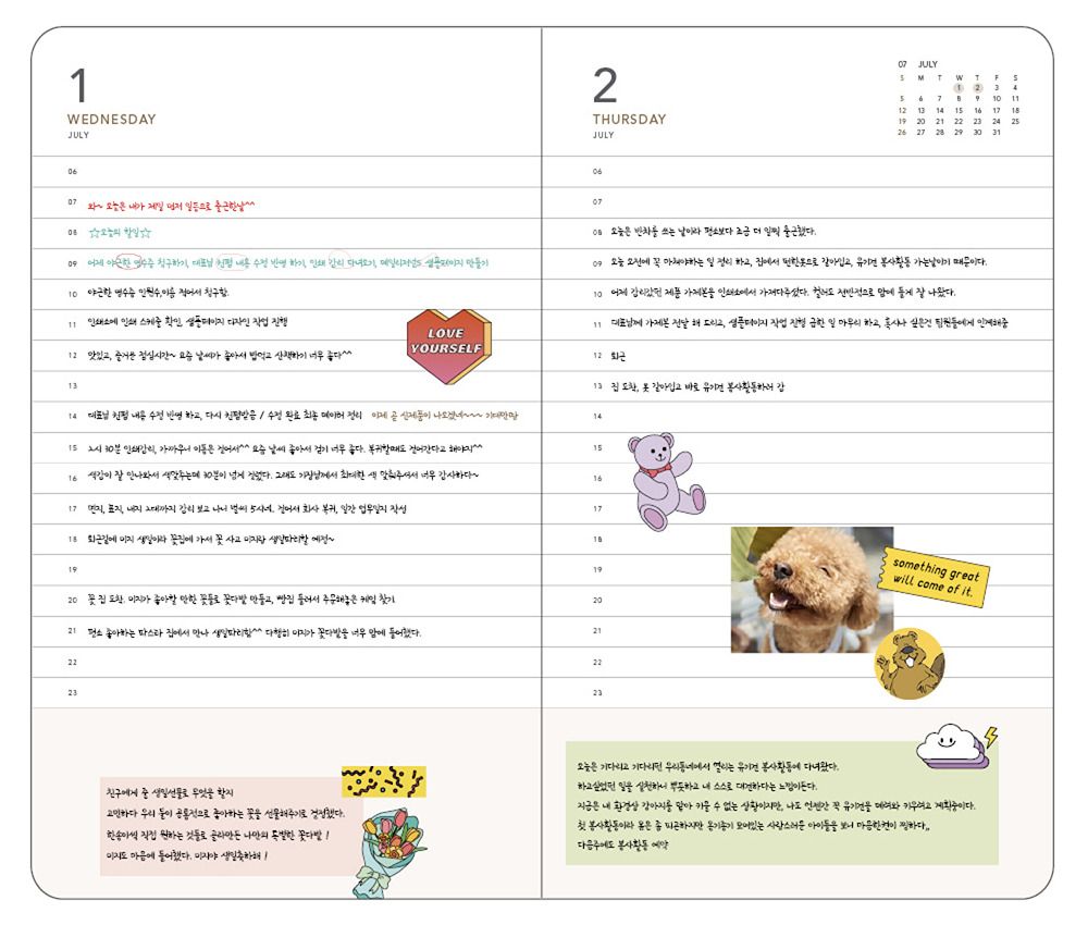 MochiThings: 2020 Small Daily Journal