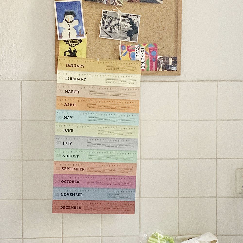 MochiThings: 2020 Ruler Wall Calendar