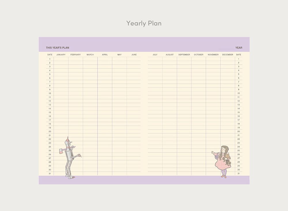 MochiThings: The Wonderful Wizard of Oz Planner Vol.35