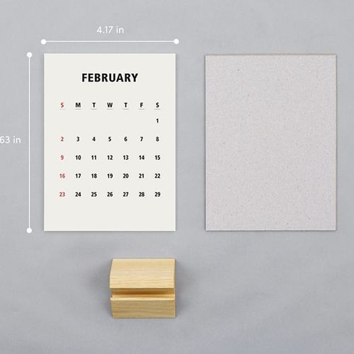 MochiThings: 2020 Mini Triangle Wood Calendar