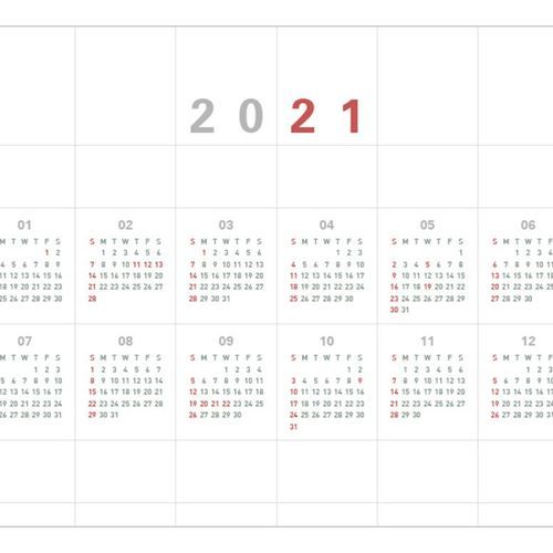 MochiThings: 2020 Prism Desk Calendar