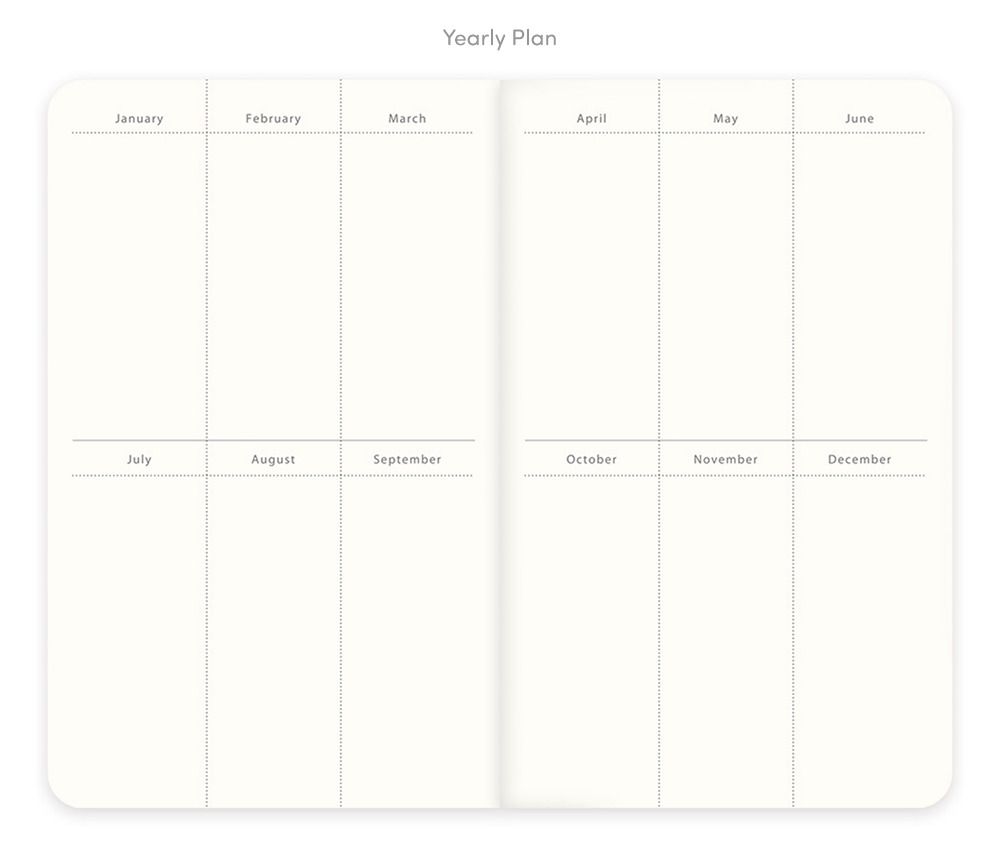 MochiThings: 2020 Simple Weekly Planner