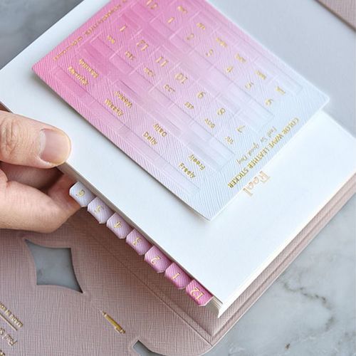 MochiThings: Color Wave Leather Index Sticker