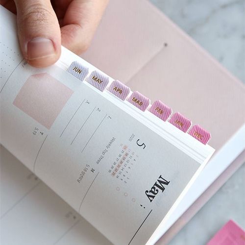 MochiThings: Color Wave Leather Index Sticker