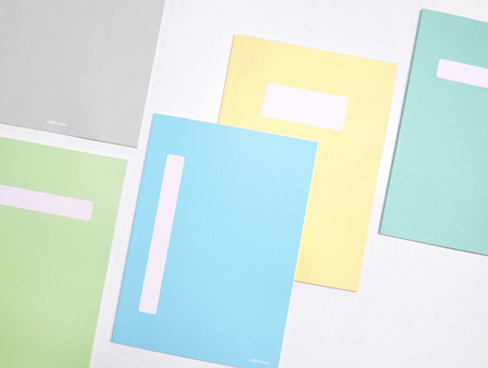 MochiThings: Pastel Simple Lined Notebook (Random)