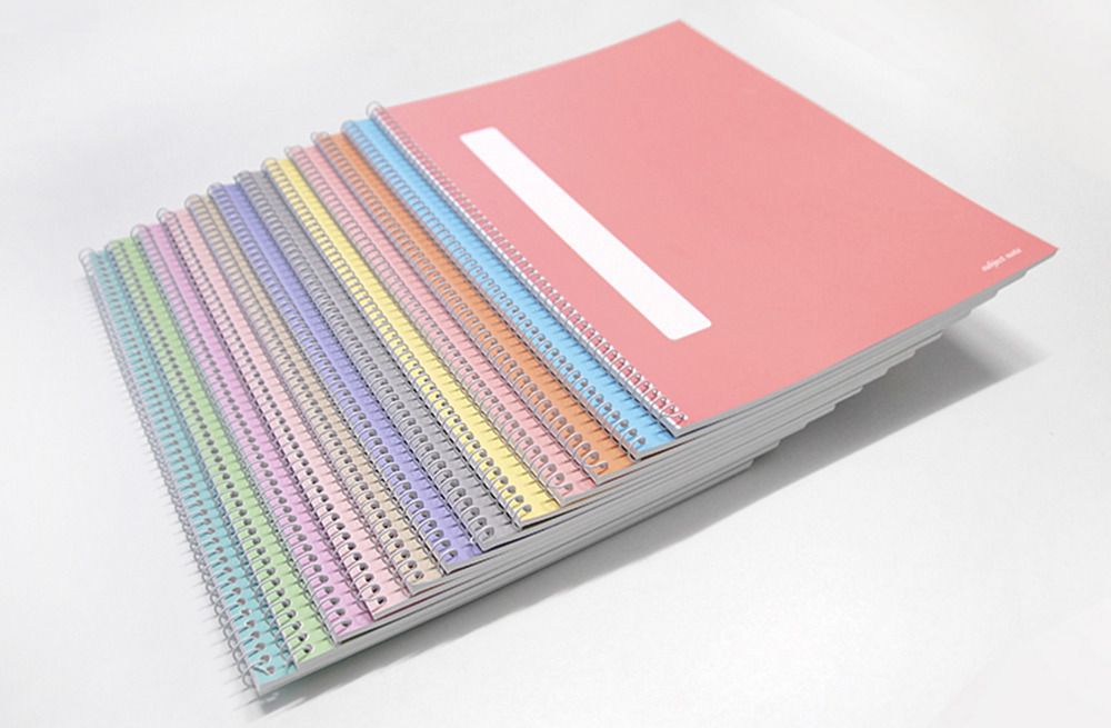 MochiThings: Pastel Spiral Lined Notebook Set of 4