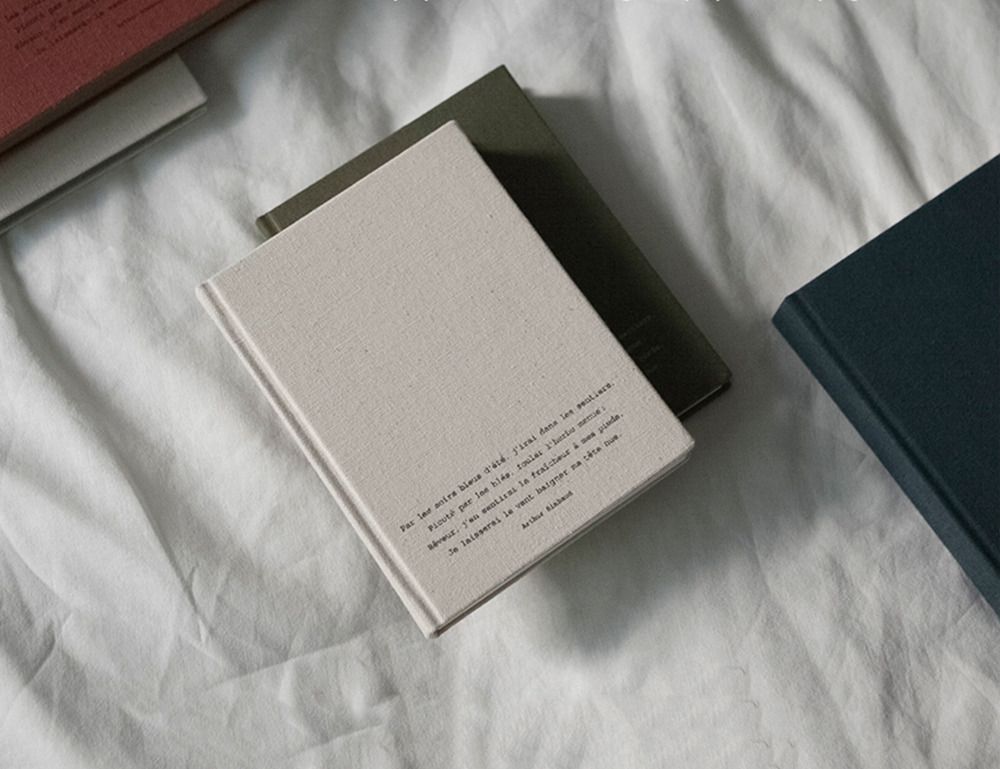 MochiThings: Natural Canvas Plain Notebook