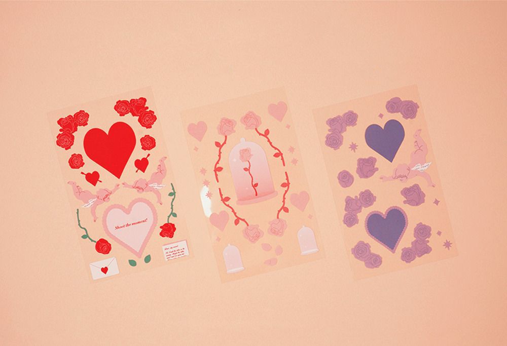 MochiThings: Heart Room Deco Sticker