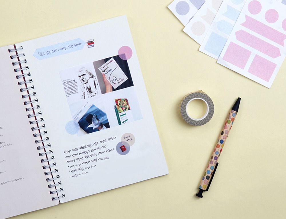 MochiThings: Satin Solid Label Sticker Set