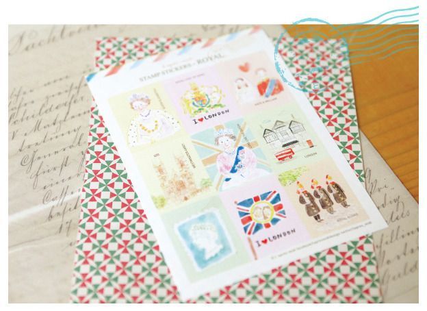 MochiThings: London Stamp Sticker