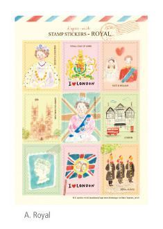 MochiThings: London Stamp Sticker