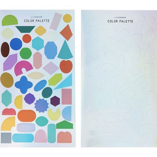 MochiThings: Color Palette Shape Deco Sticker