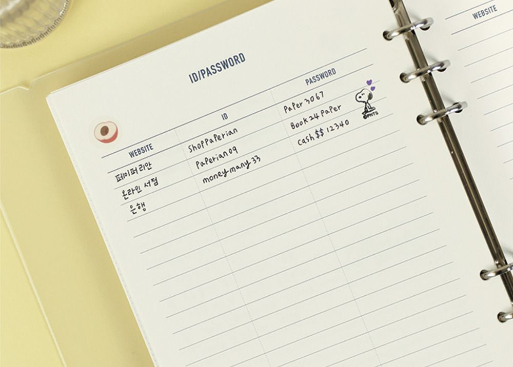 MochiThings: Life 6 Ring A5 Planner Refill