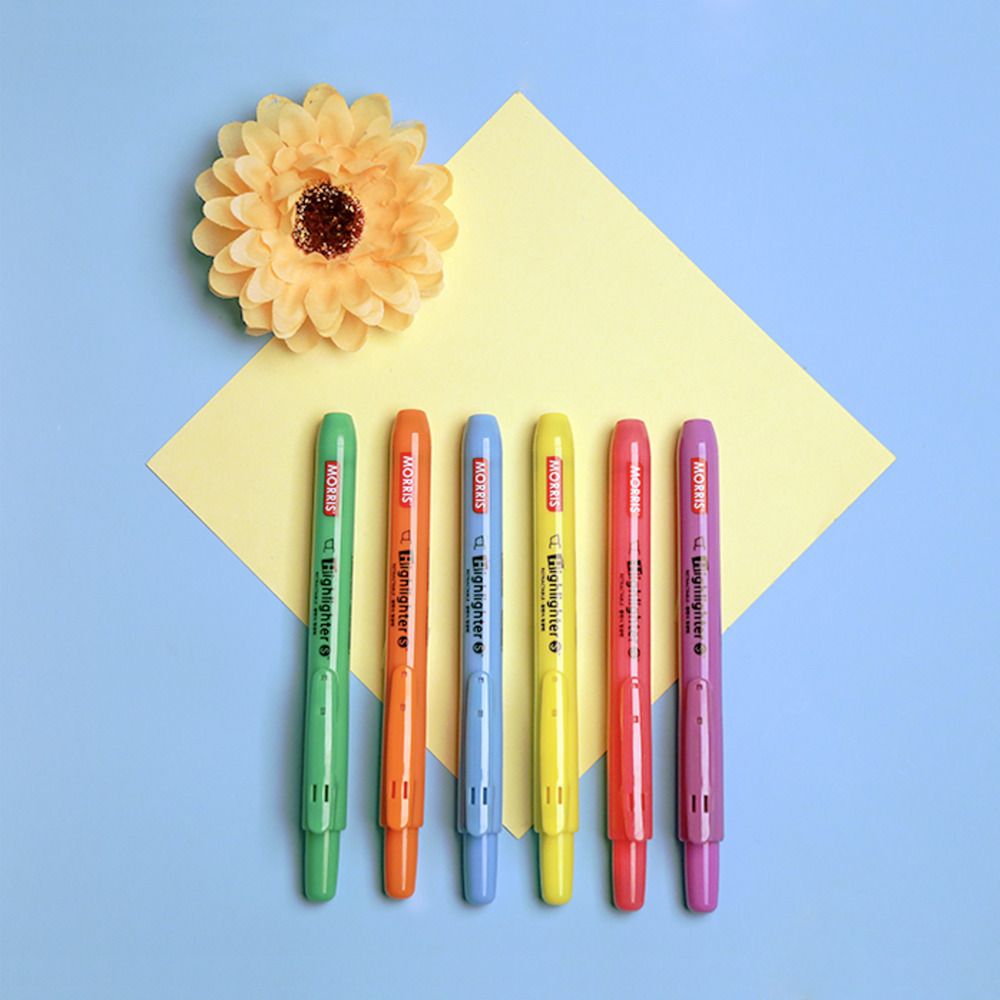 MochiThings: Basic Retractable Highlighter Set