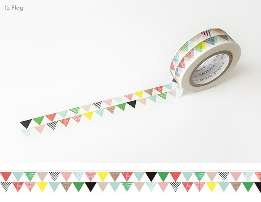 MochiThings: Pattern Illustration Masking Tape