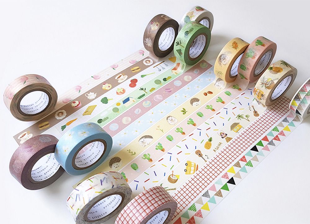 MochiThings: Pattern Illustration Masking Tape