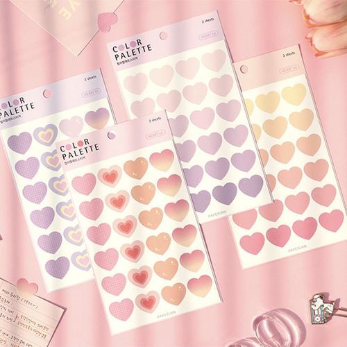 MochiThings: Heart Color Palette Sticker