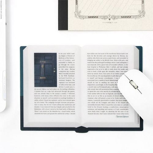 MochiThings: World Literature Opened Book Mouse Pad
