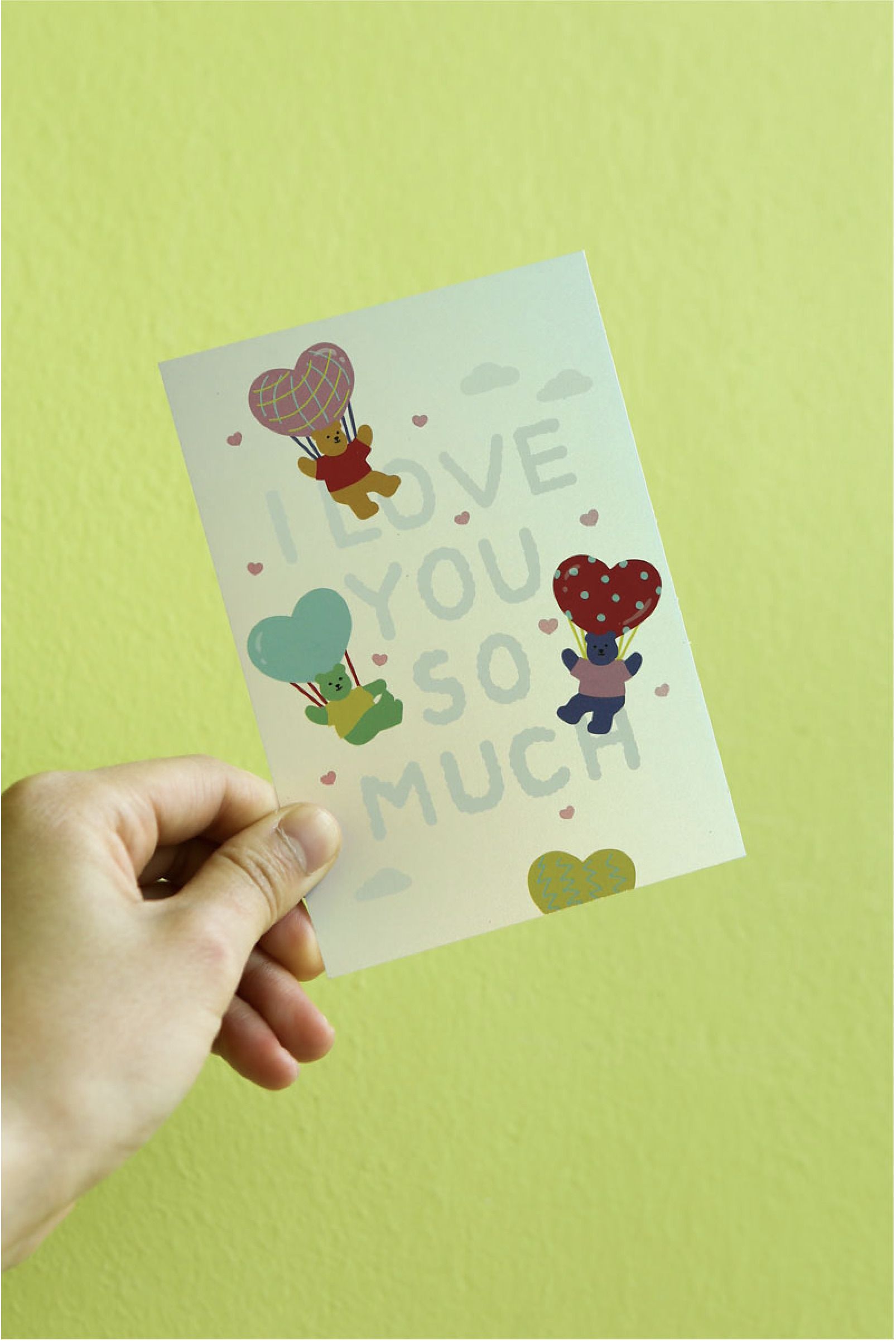 MochiThings: Jelly Bear Hologram Postcard